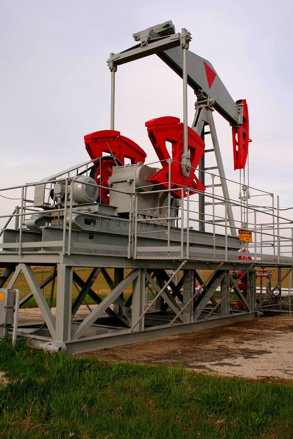 Oil well stock image. Image of production, green, pump - 3133201