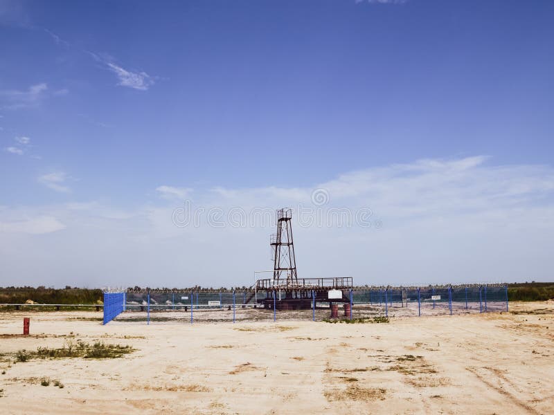 Oil Well. the Equipment and on Oil Fields Stock Image - Image of energy ...