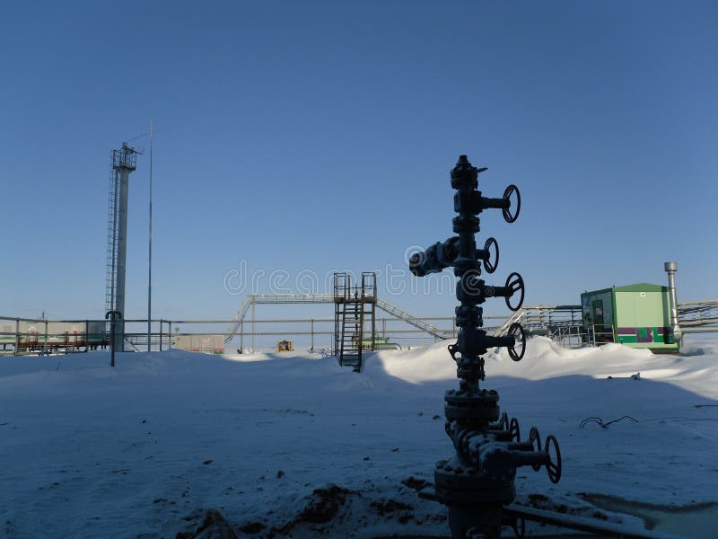 Oil Well Installation stock image. Image of fuel, industry - 40760479