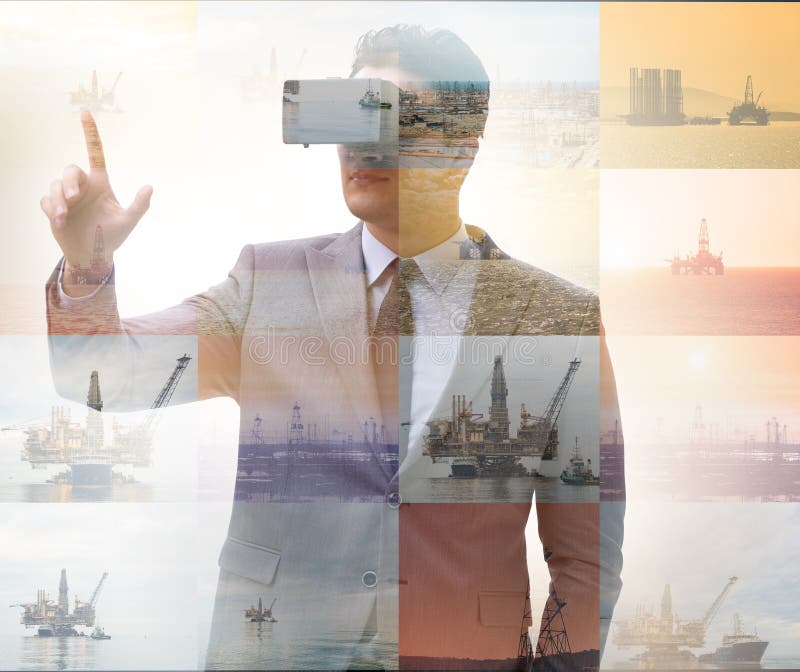 Oil Worker in Remote Operations Concept in Oil Industry Stock ... Oil Worker in Remote Operations Concept in Oil Industry Stock ...