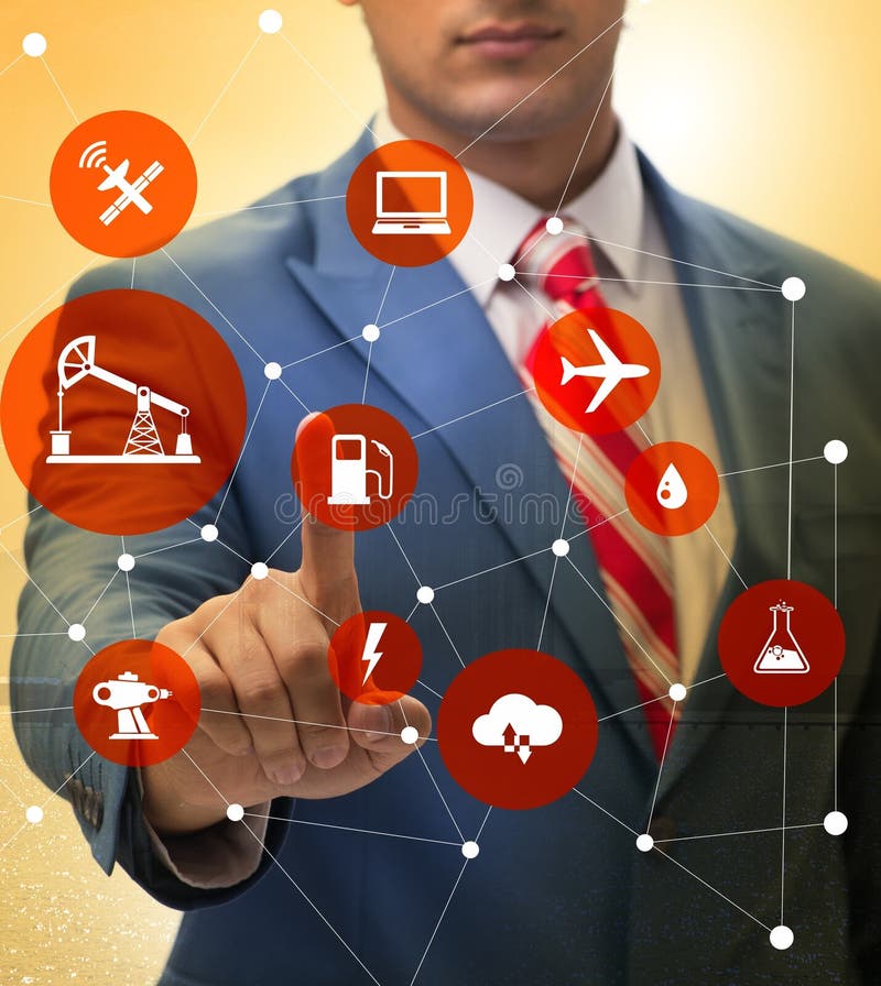 Oil Worker in Remote Operations Concept in Oil Industry Stock ...