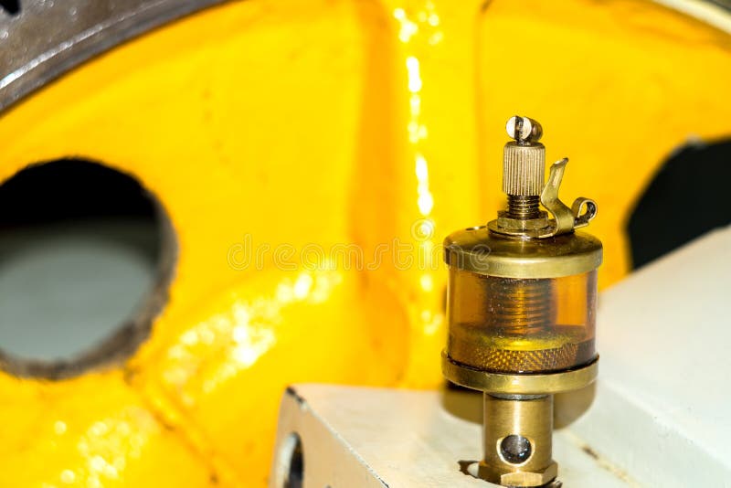Oiler Mechanism in Workshop Stock Photo - Image of fatty, machinist ...