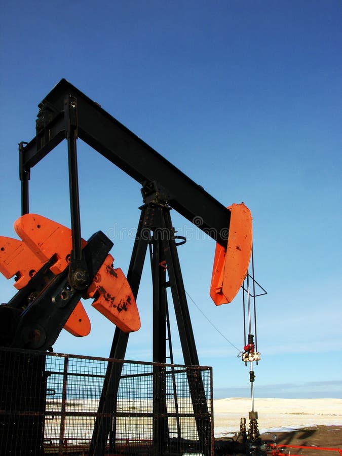 Oilfield Pump Jack stock photo. Image of industry, overhead - 4595036