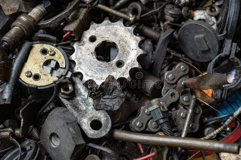 Oily and Dirty Hardware Tools in Box Stock Image - Image of people ...