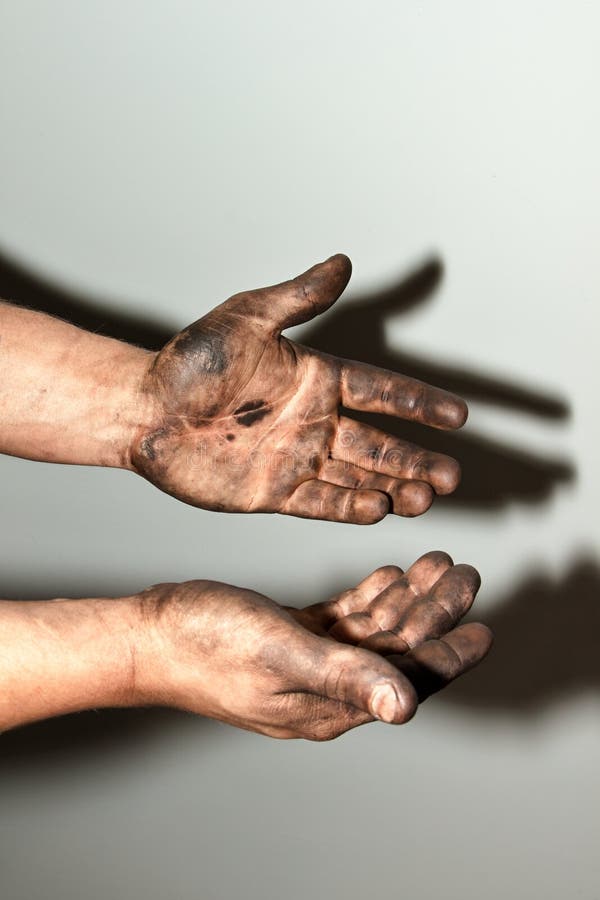 Oily hands stock image. Image of grease, mechanic, wash - 58765341