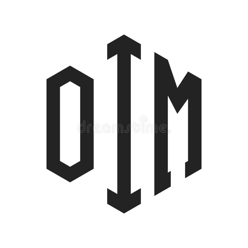 OIM Logo Design. Initial Letter OIM Monogram Logo Using Hexagon Shape ...