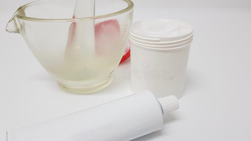 Ointment compounding stock image. Image of glass, work - 137675023