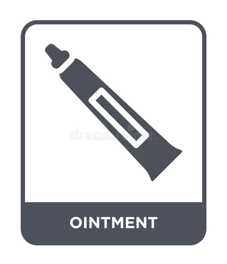 Ointment Icon in Trendy Design Style. Ointment Icon Isolated on White ...