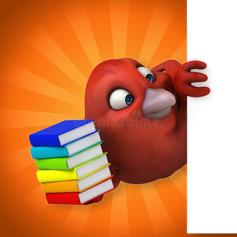 Oiseau rouge illustration stock. Illustration du nature - 84770645