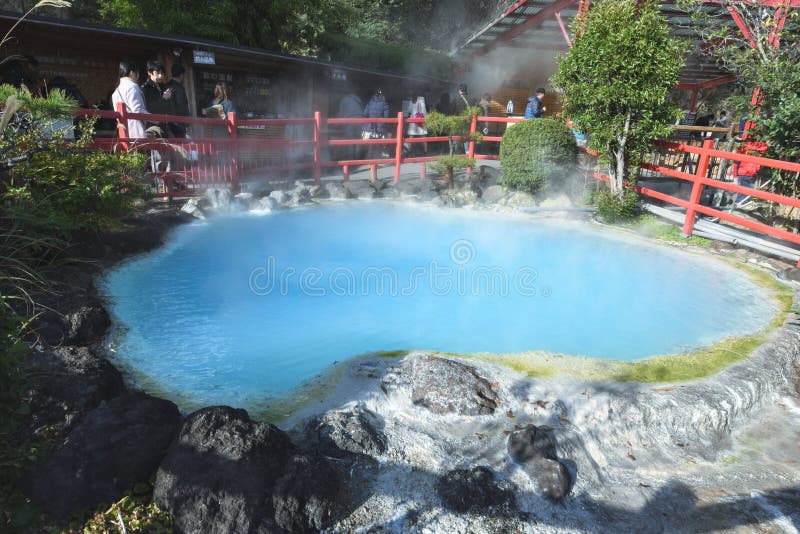 Oita, Beppu City, Hells of Beppu, Editorial Stock Image - Image of waterway, tree: 264123754