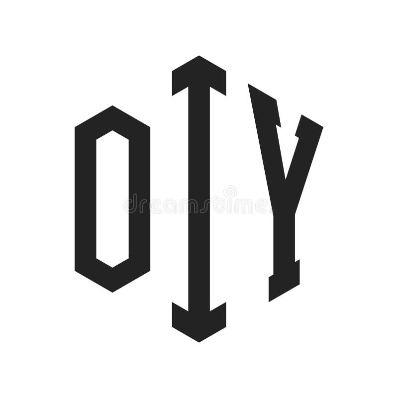 OIY Logo Design. Initial Letter OIY Monogram Logo Using Hexagon Shape ...
