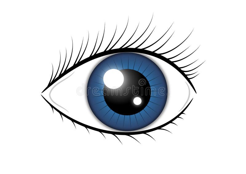 Ojo Azul Ilustraciones Stock, Vectores, Y Clipart – (37,921 ...