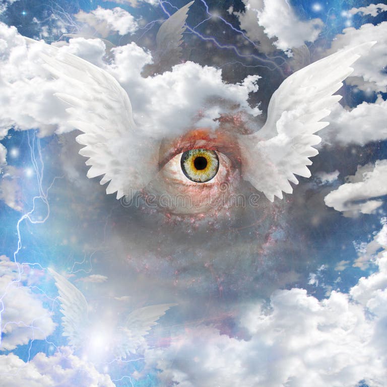 Ojo Alado stock de ilustración. Ilustración de cultura - 37921872