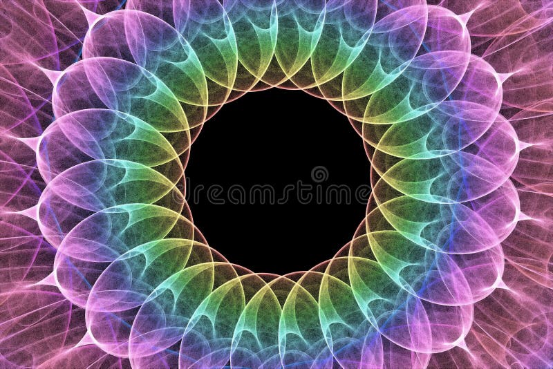 Ojo de la Rose stock de ilustración. Ilustración de fractal - 1961841