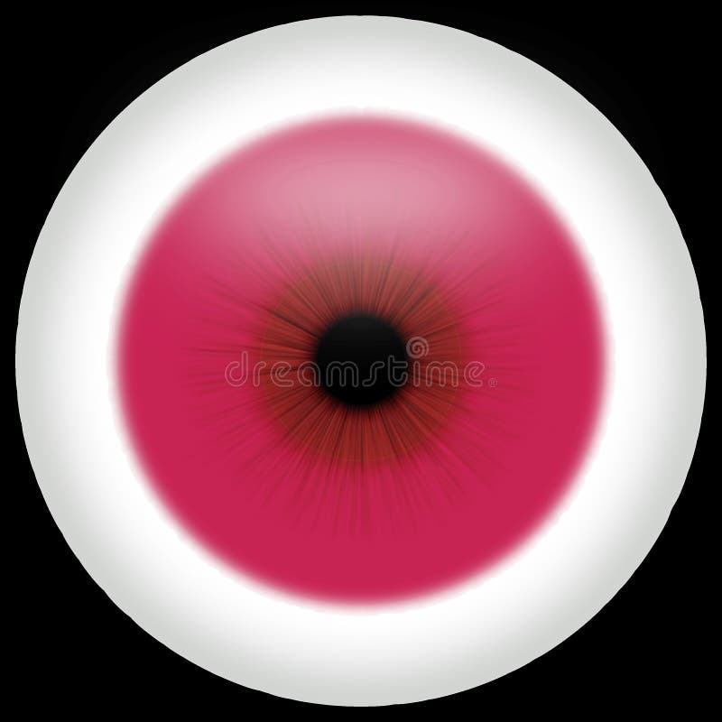 Ojo del albino ilustración del vector. Ilustración de albinismo - 12548467