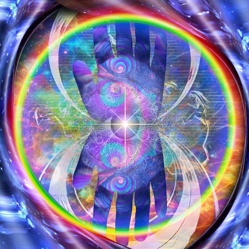 Ojo omnipresente stock de ilustración. Ilustración de eterno - 129560766