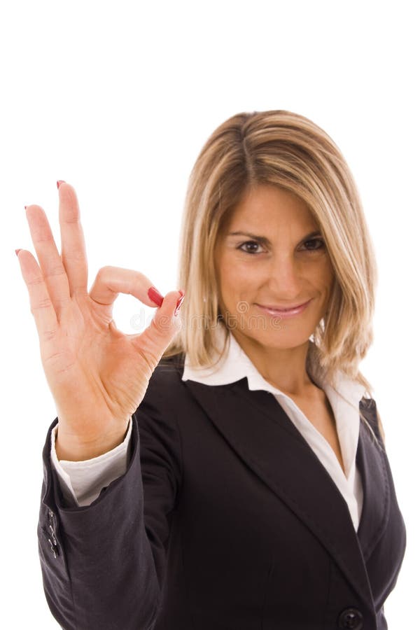 Ok stock image. Image of happiness, joyful, attractive - 12885181