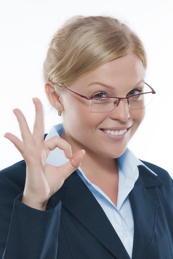 Ok stock photo. Image of adult, cheerful, business, person - 16355714