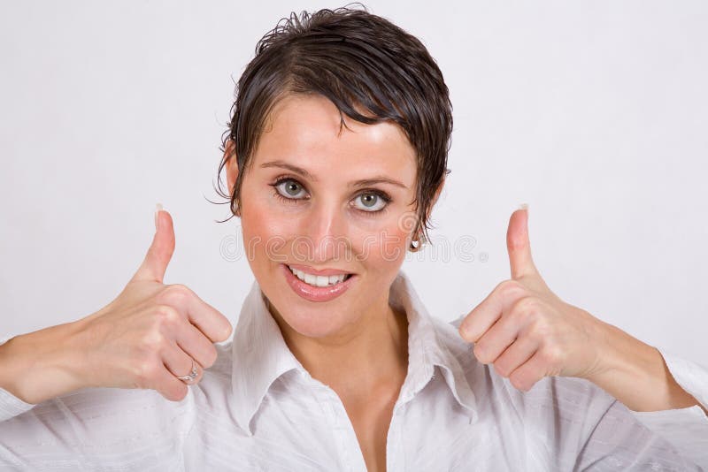 OK stock photo. Image of approval, beauty, laugh, sign - 4258412