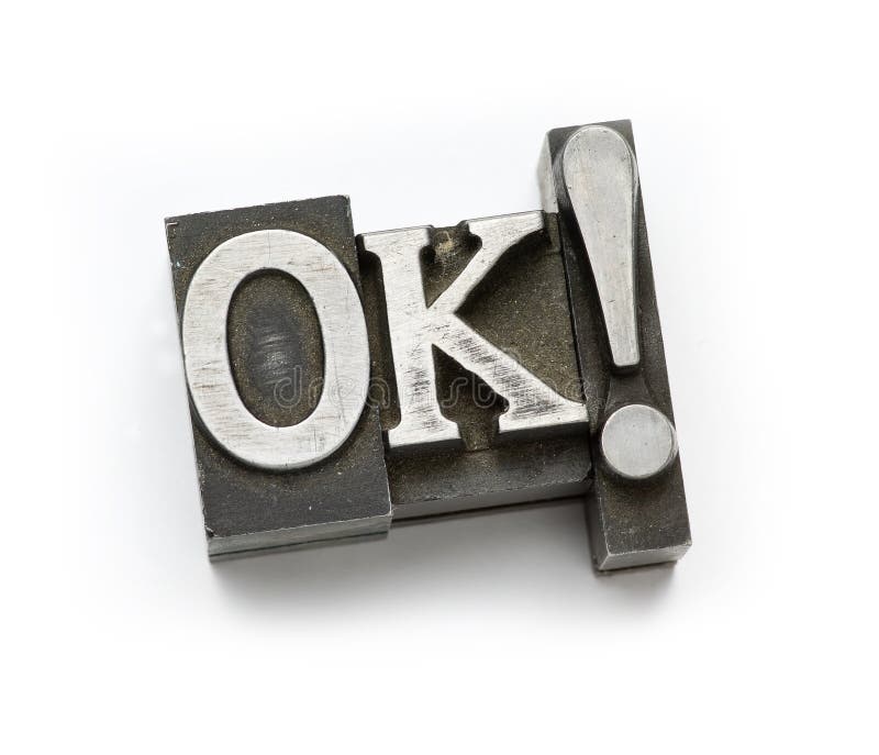 OK stock photo. Image of grunge, affirmative, retro, type - 7015006