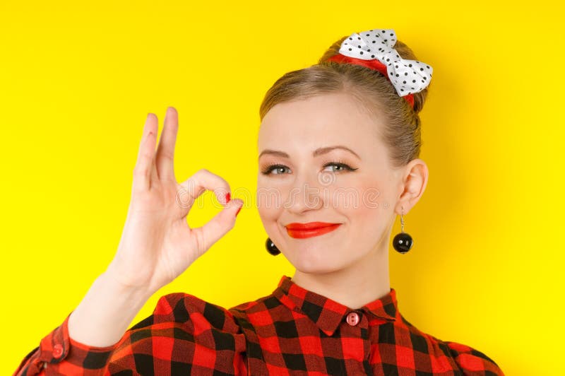 OK, All Very Good. Perfection Stock Image - Image of beauty, human ...