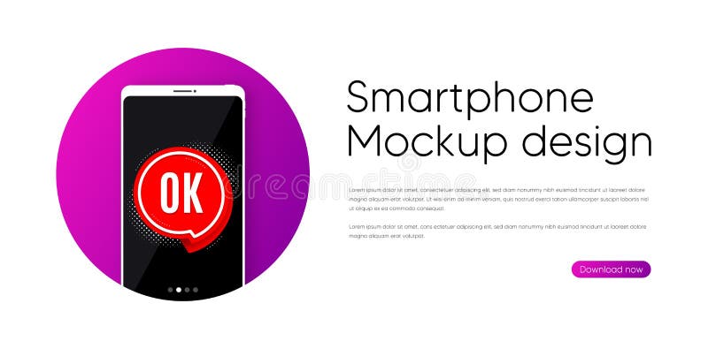 OK Banner. Approved Chat Bubble Sticker. Vector Stock Vector ...