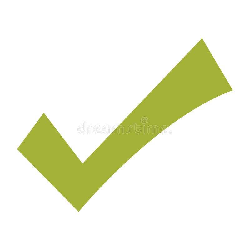 Ok check symbol icon stock vector. Illustration of vote - 141111151