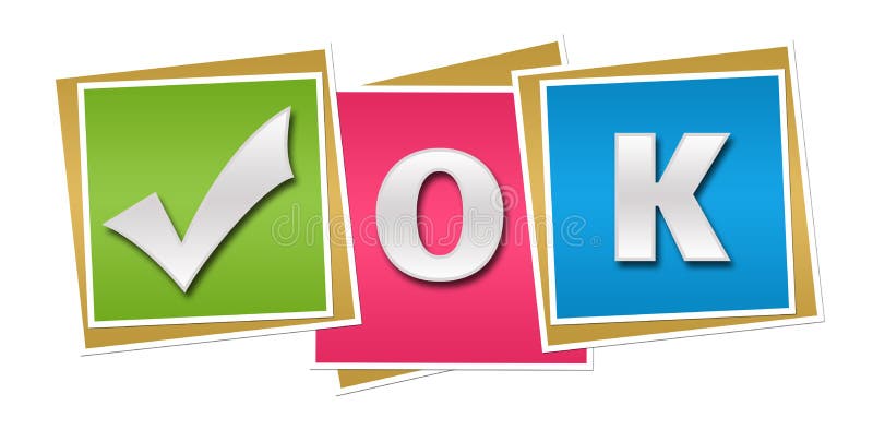 Ok Colorful Blocks Stock Illustrations – 11 Ok Colorful Blocks Stock ...