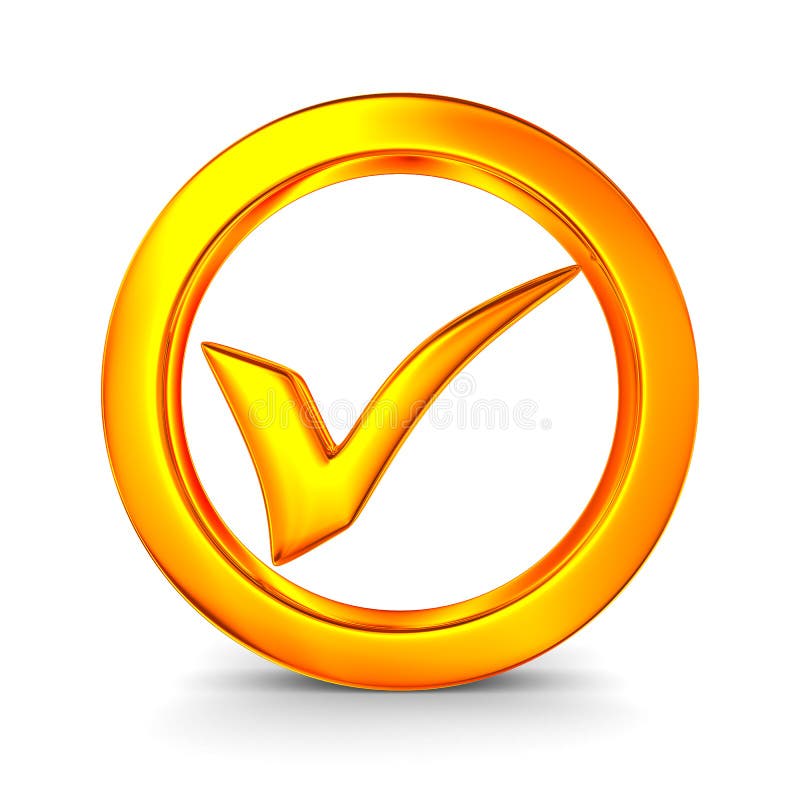 Ok De Symbole Sur Le Fond Blanc Illustration Stock - Illustration du ...