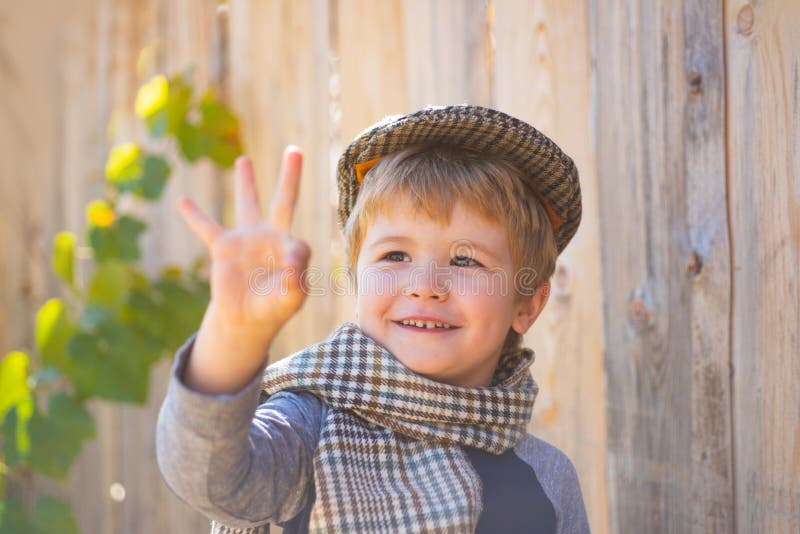 Ok Gesture. Happy Boy. Child in Good Mood. Happy Kid. Stock Image ...