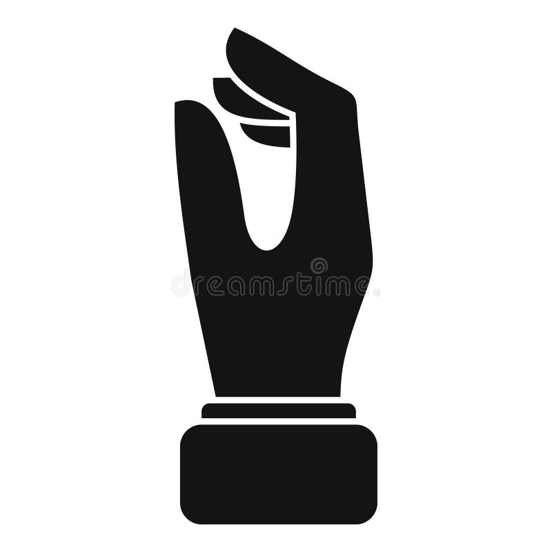 Ok Gesture Icon Simple Vector. Finger Hold Stock Vector - Illustration ...