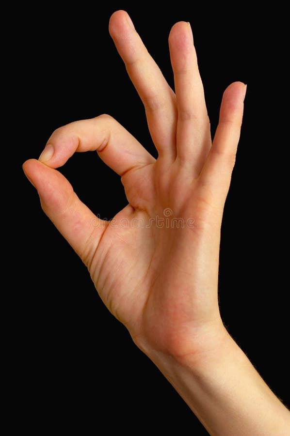 OK hand stock photo. Image of human, palm, women, people - 10732892