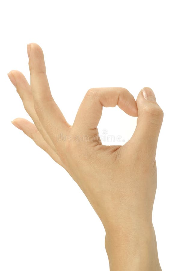 OK hand stock photo. Image of fingernail, concept, caucasian - 24685928