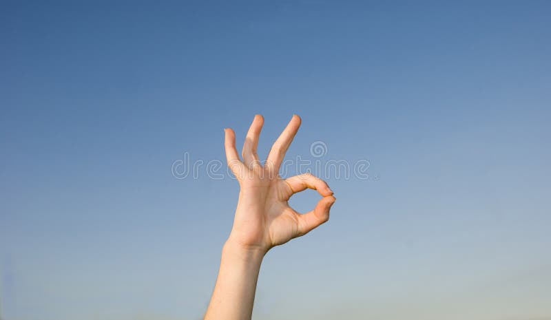 OK Sign stock photo. Image of alright, idea, agree, hand - 206914