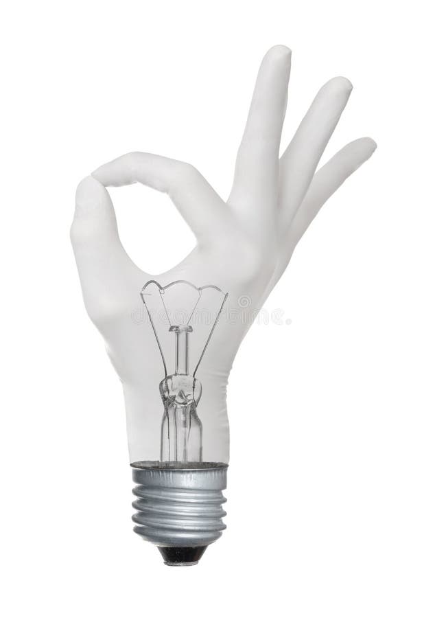 Ok Hand Gesture Lamp Bulb Stock Photos - Free & Royalty-Free Stock ...