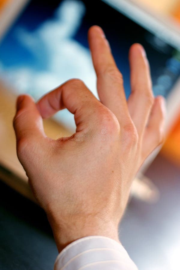 Ok hand sign stock image. Image of finger, success, good - 1045529