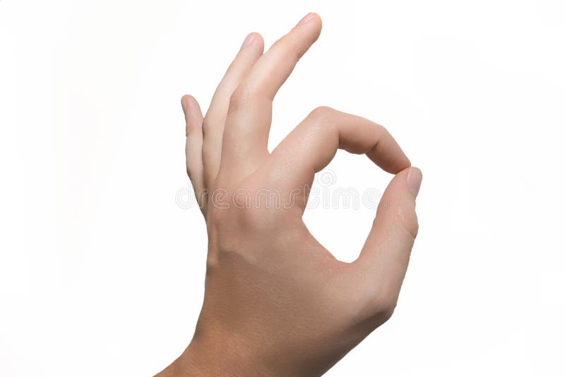OK hand sign stock image. Image of gesture, goodness, contact - 1947517