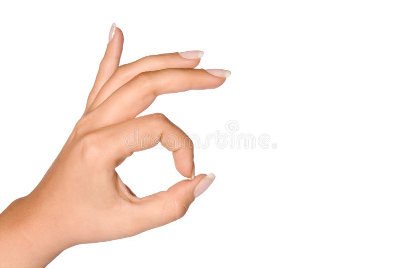 OK Hand sign stock image. Image of signal, right, fine - 3638311