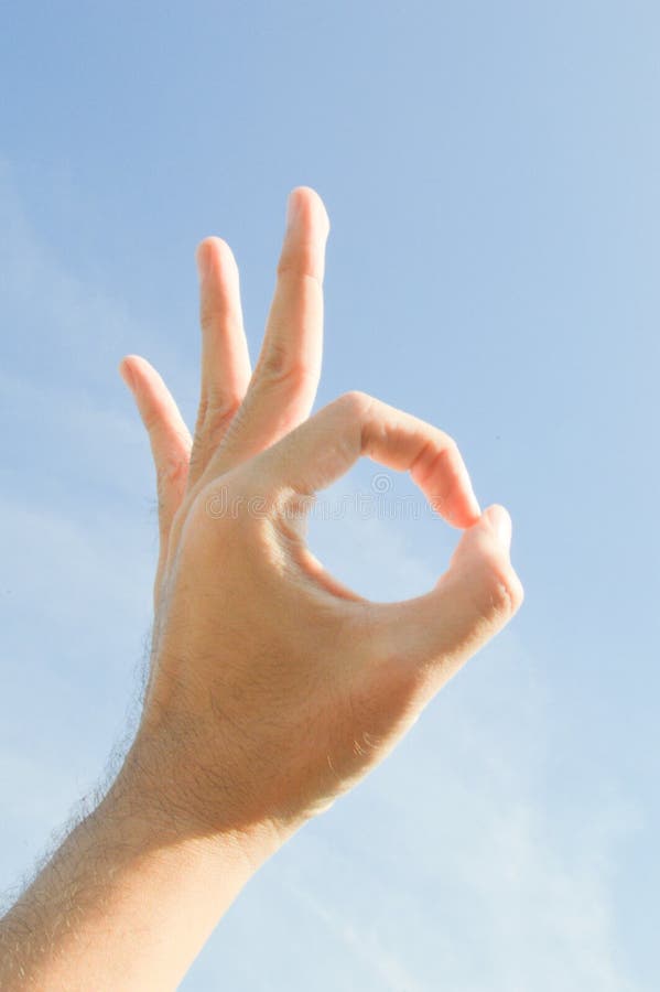 OK hand sign stock image. Image of okay, agree, symbol - 47757551