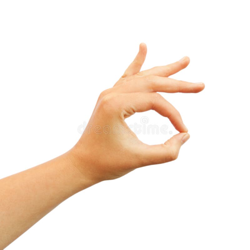 Ok hand symbol stock image. Image of signs, icons, isolated - 34364285