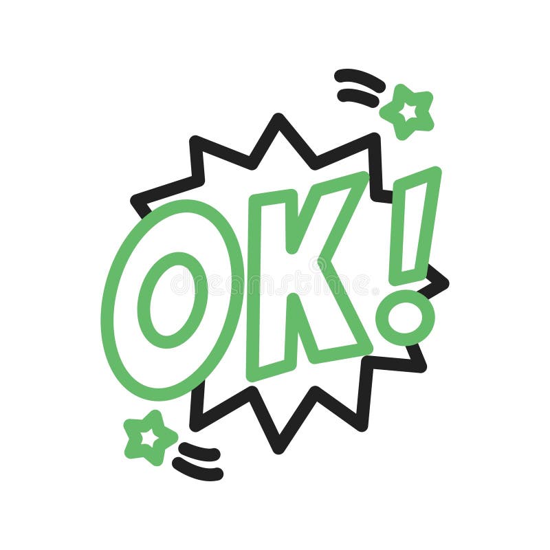 Ok Icon Image. stock vector. Illustration of document - 288159069