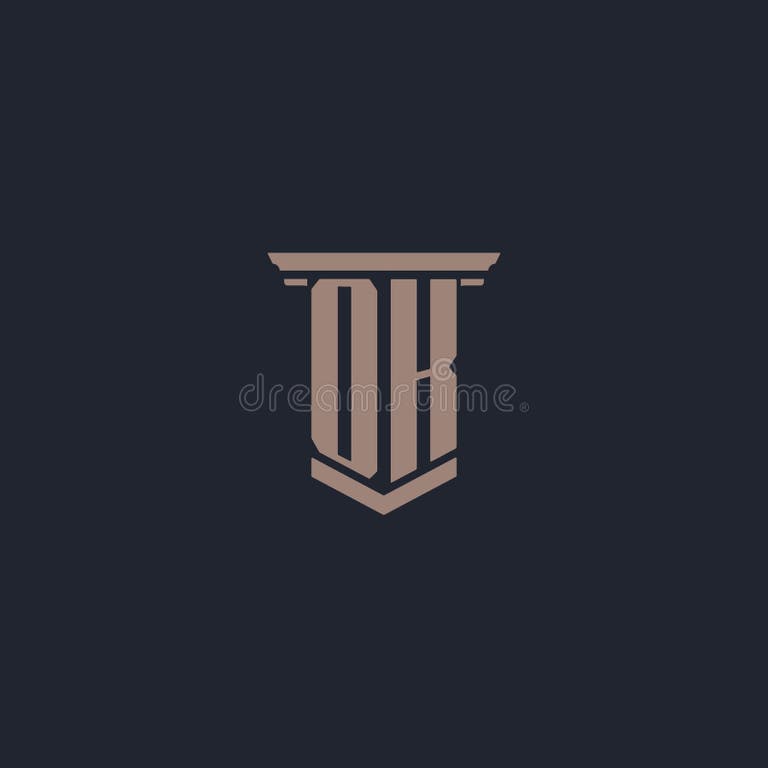 OK Initial Monogram Logo with Pillar Style Design Stock Vector ...