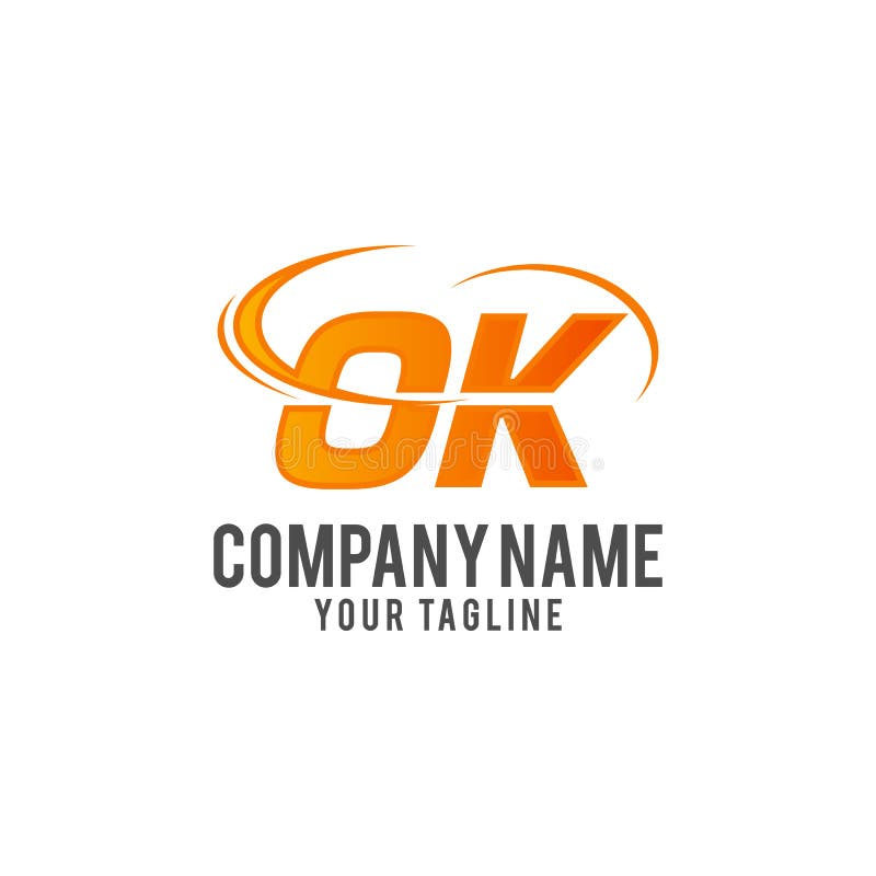 OK Logo Design Vector Template, Alphabet Letters Monogram Icon Logo OK ...