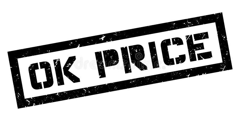 Ok Price rubber stamp stock illustration. Illustration of price - 83142022