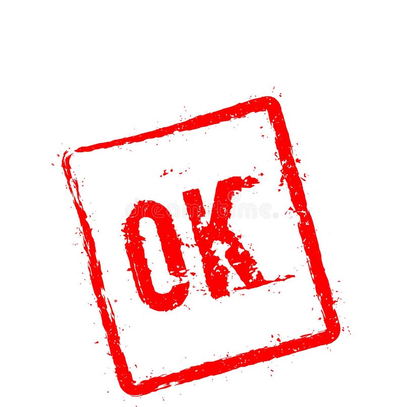 Ok Stamp White Background Stock Illustrations – 849 Ok Stamp White ...