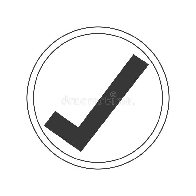 Ok right correct icon stock illustration. Illustration of agreement ...