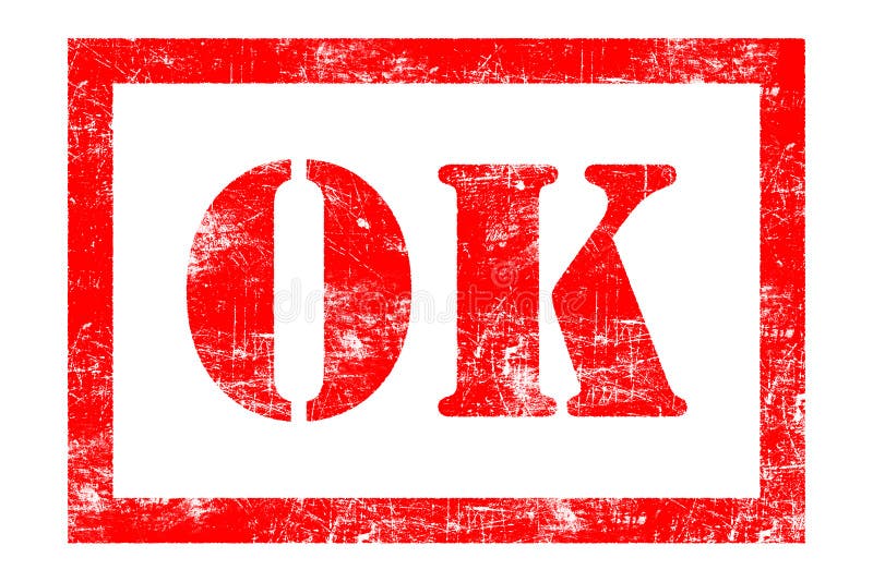 OK Grunge Stamp with Tick stock vector. Illustration of choice - 139450711