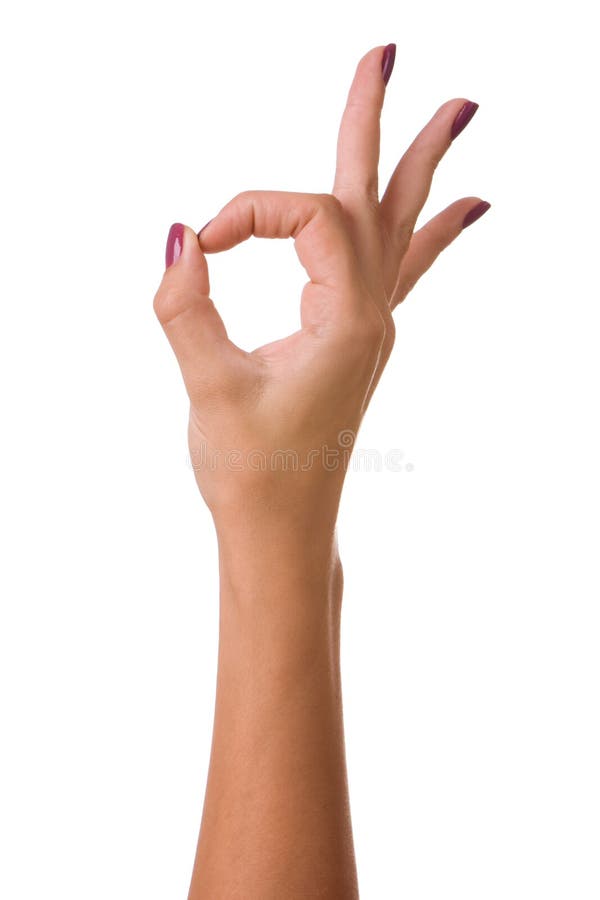 Ok sign stock photo. Image of hand, white, human, wrist - 15094020