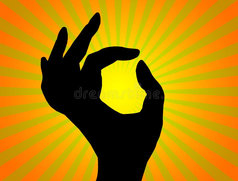 Ok sign stock vector. Illustration of perfect, gesture - 19168546