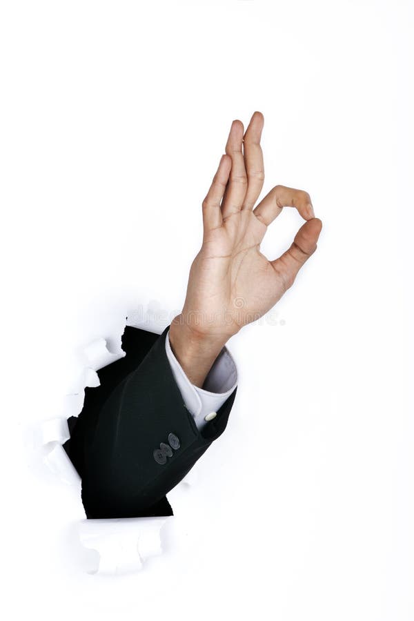 OK sign stock image. Image of signal, agree, businessman - 23632439